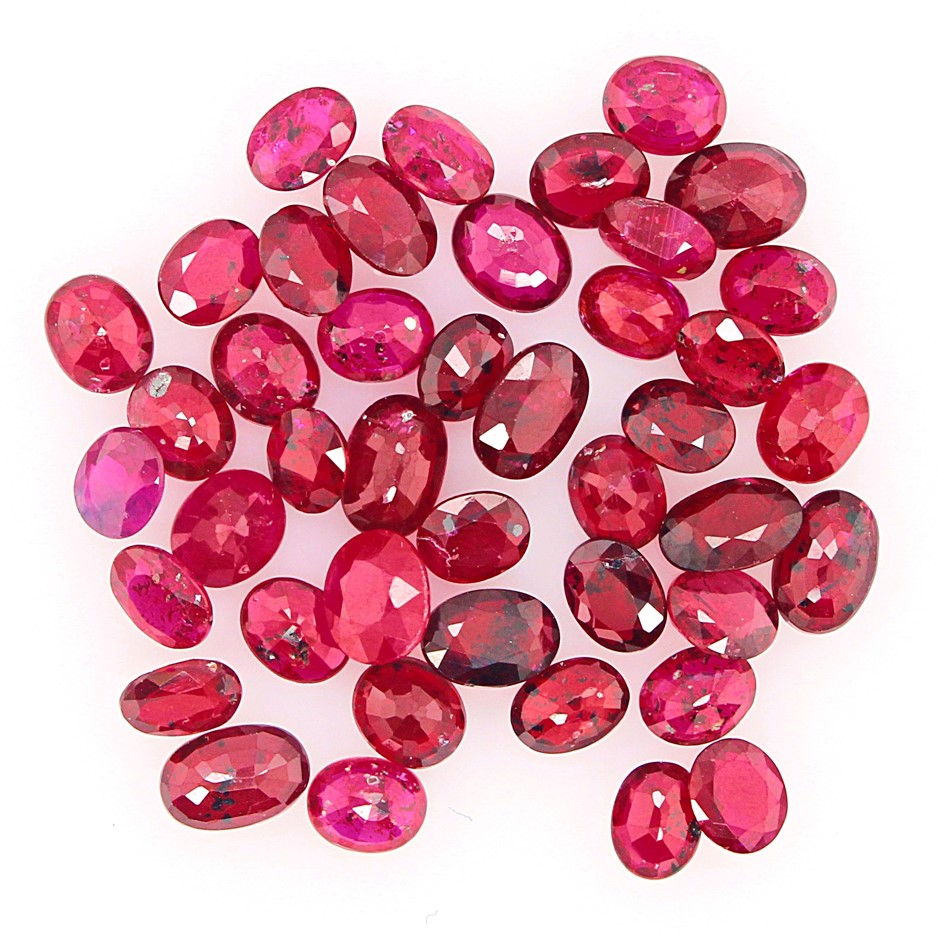 A Parcel of Loose Ruby, 20.42ct in Total Auction (0001-2558722) | Grays ...