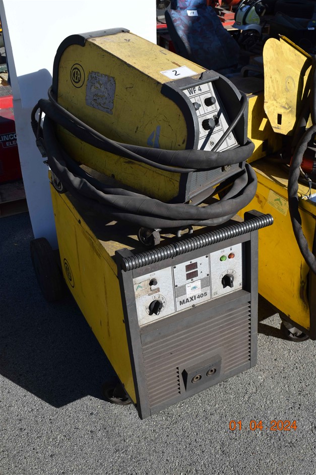 CEA 3 Phase 400 AMP Mig Welder with WF4 Wire Feeder Auction (0002 ...