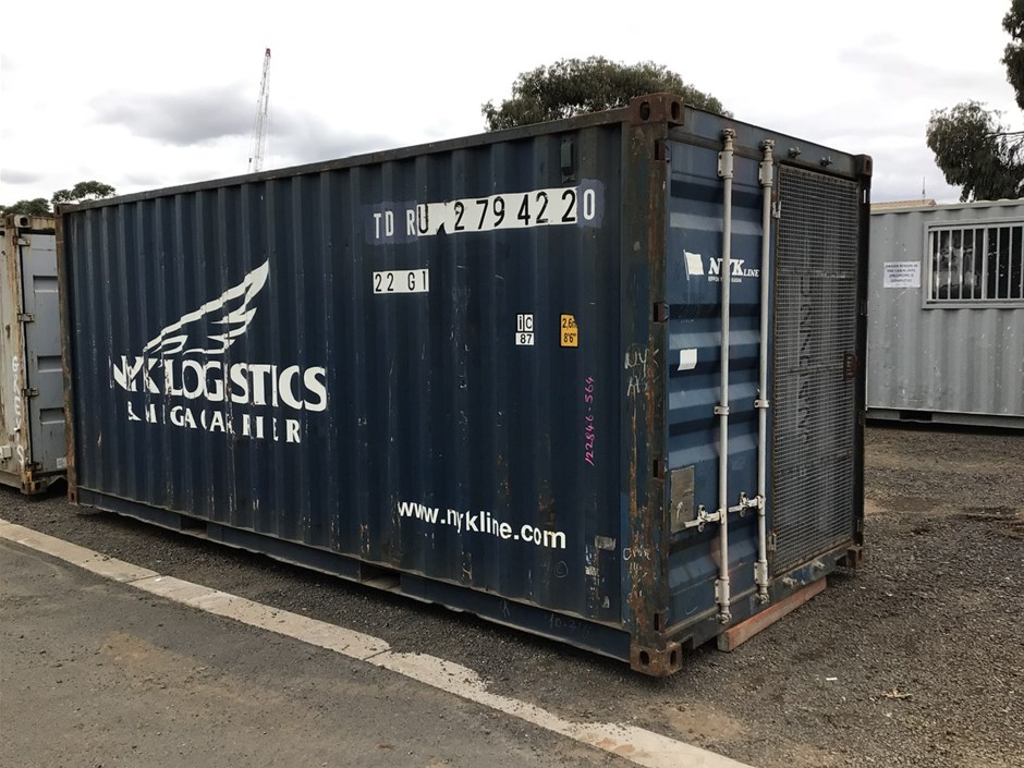 1 x 20 ft Shipping Container Auction (0056-3028680) | Grays Australia