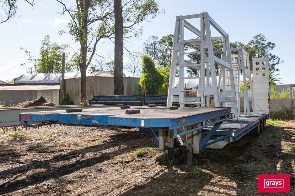 2003 Davey AFM AFM Tri Axle Low Loader Trailer Auction (0020-5056015 ...