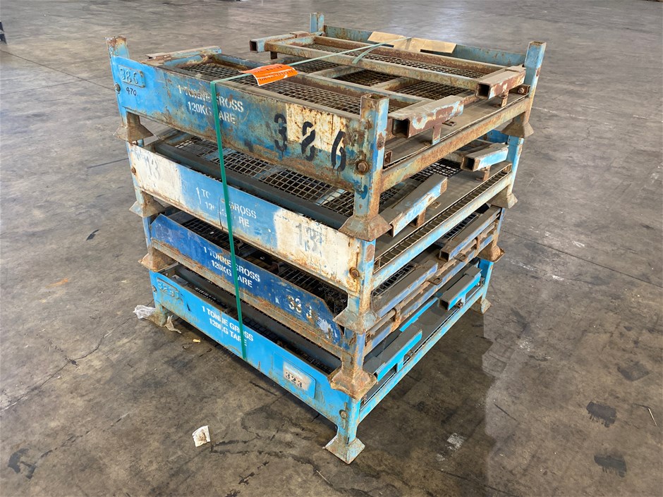 Qty of 4 Stackable Stillages Auction (0002-8018703) | Grays Australia