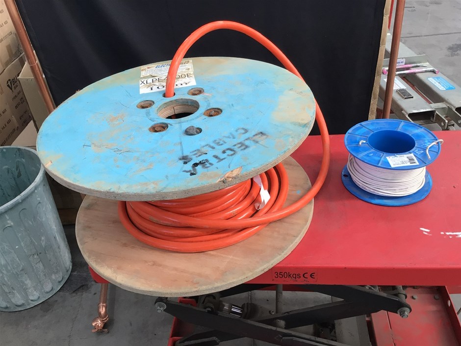2 x Assorted Spools of Electrical Cable Auction (0009-3029024) | Grays ...