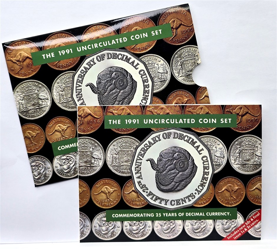 1991 UNCIRCULATED RAM COIN SET Auction (0008-2558921) | Grays Australia