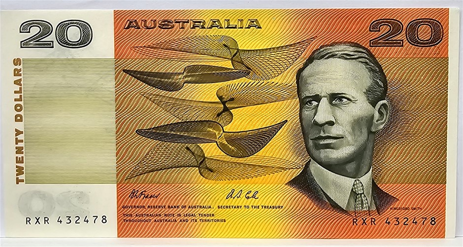 1991 PARTIAL RADAR $20 BANKNOTE Auction (0001-2559250) | Grays Australia