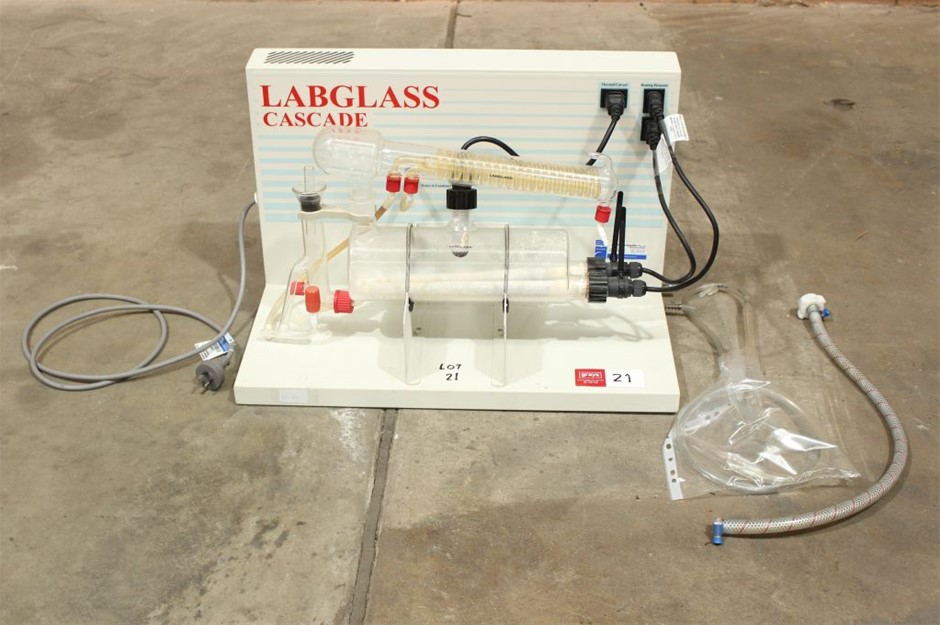 Water Still / Laboratory Water Distiller, "LABGLASS CASCADE" Auction ...