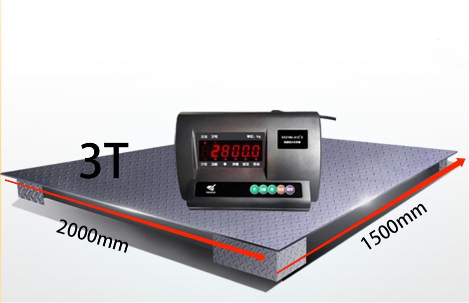 3T Floor Pallet Scale - 2.0 x 1.5m, Non Trade Scale Auction (0018 ...