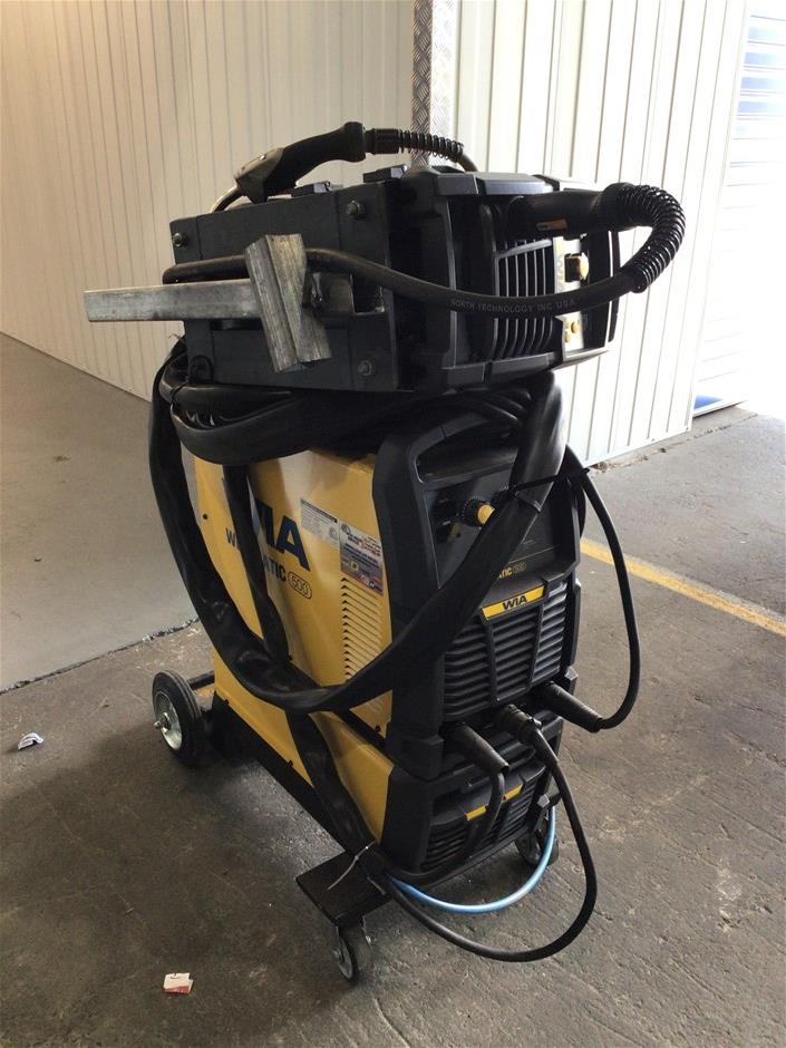 WIA Weldmatic 500 Welder & W67 Wire Feeder Auction (0027-7053789 ...
