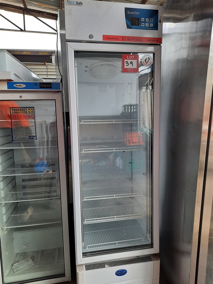 Eurochill Vacc-Safe Upright Fridge Auction (0039-3028924) | Grays Australia