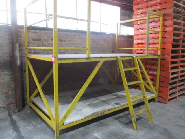 Steel Platform Gantry with Access Ladder Auction (0026-3028931) | Grays ...