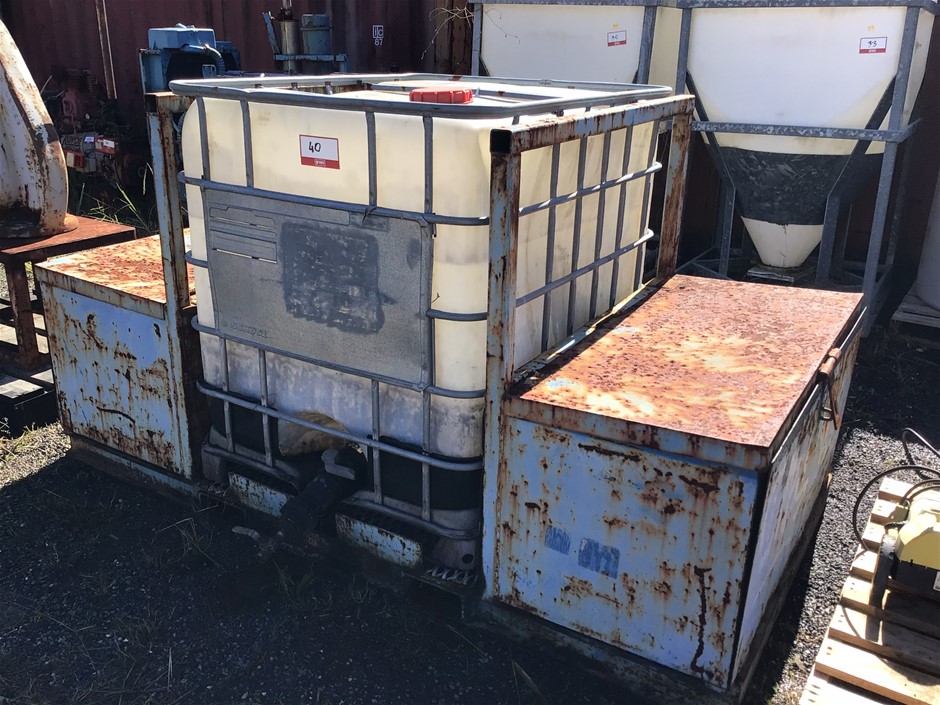 Skid Mounted IBC with Tool boxes Auction (0127-7051272) | Grays Australia