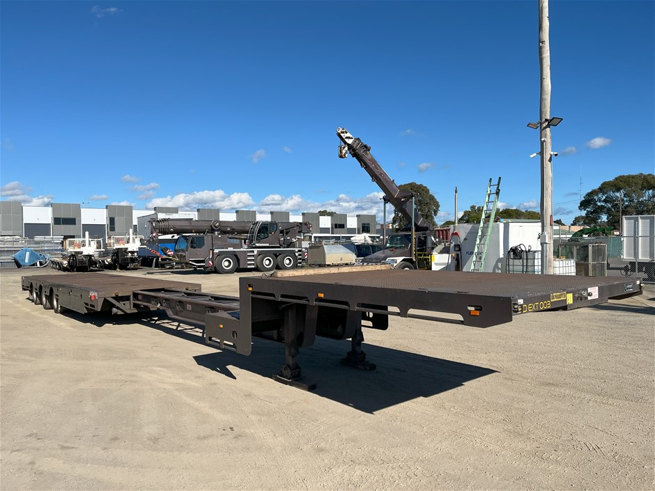 2017 Vawdrey VB S3 OD Triaxle Extendable Drop Deck Trailer Auction ...