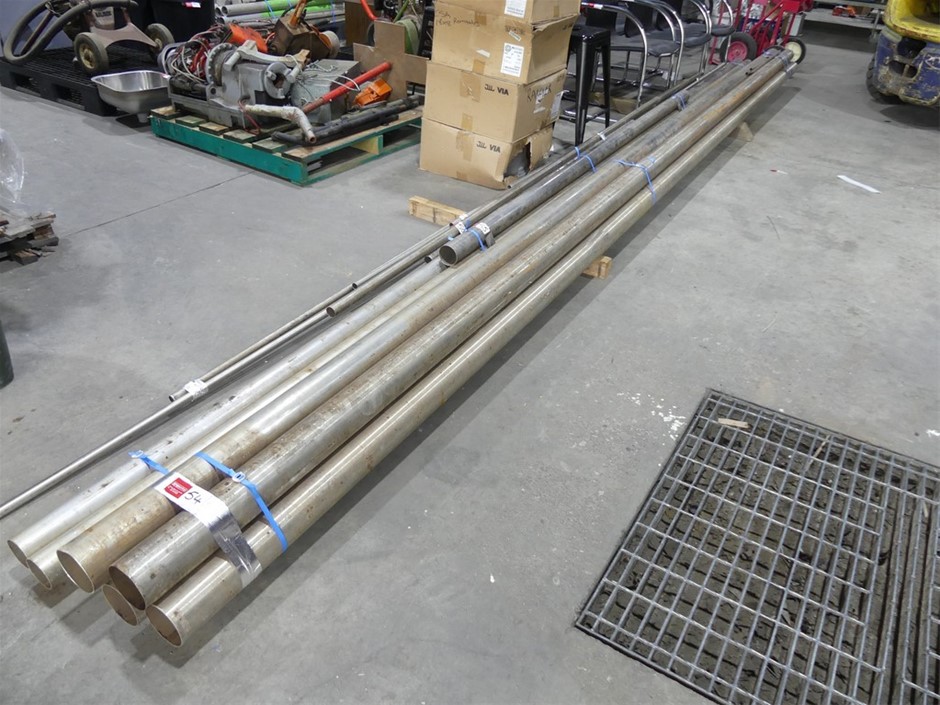 4x Stainless Steel Water Pipes Auction (0054-5056277) | Grays Australia