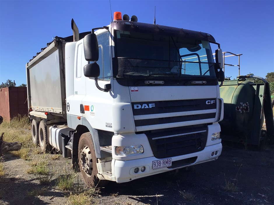 2008 DAF CF 7585 6 x 4 Tipper Truck Auction (0005-7053228) | Grays ...