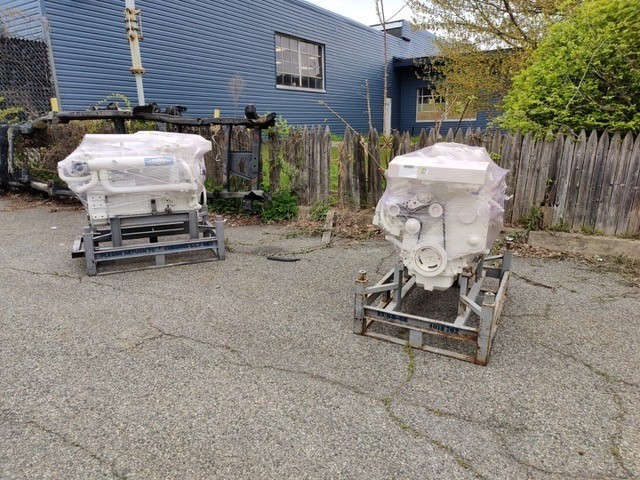 TWIN CUMMINS GBTA DIESEL INBOARD ENGINES Auction (0001-10081964 ...