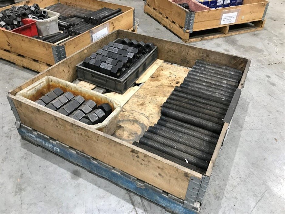 1x Pallet of Threaded Studs and Nuts Auction (0090-3029273) | Grays ...