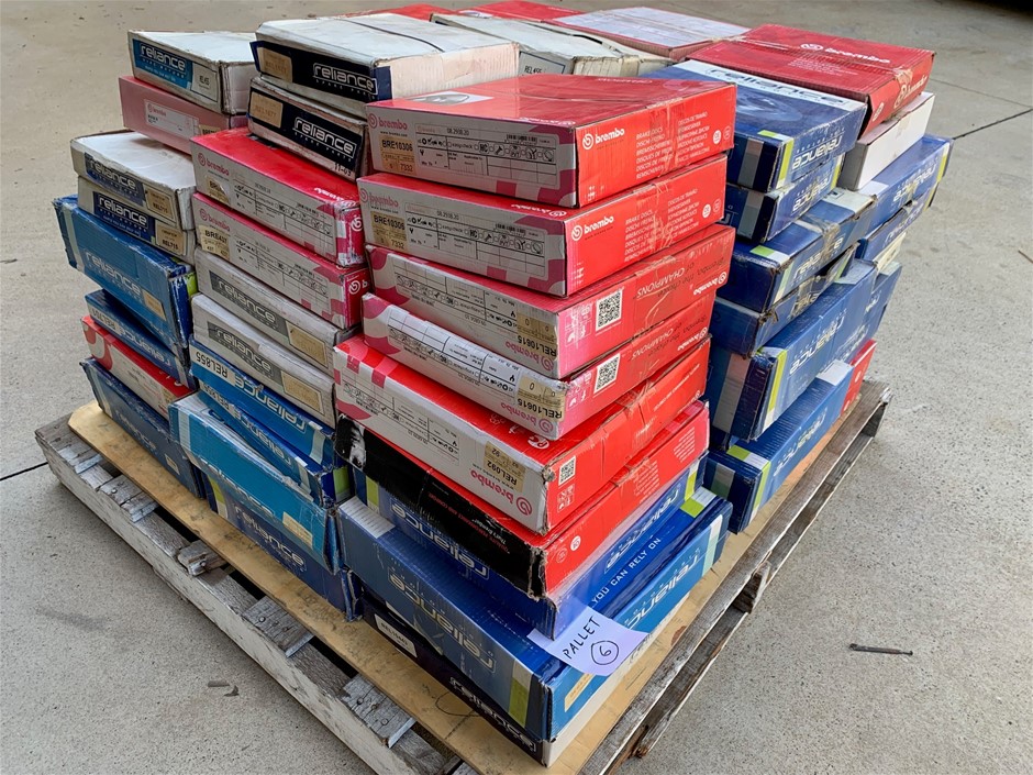Pallet Lot of Assorted Brake Disc Rotors Auction (0006-7051652) | Grays ...