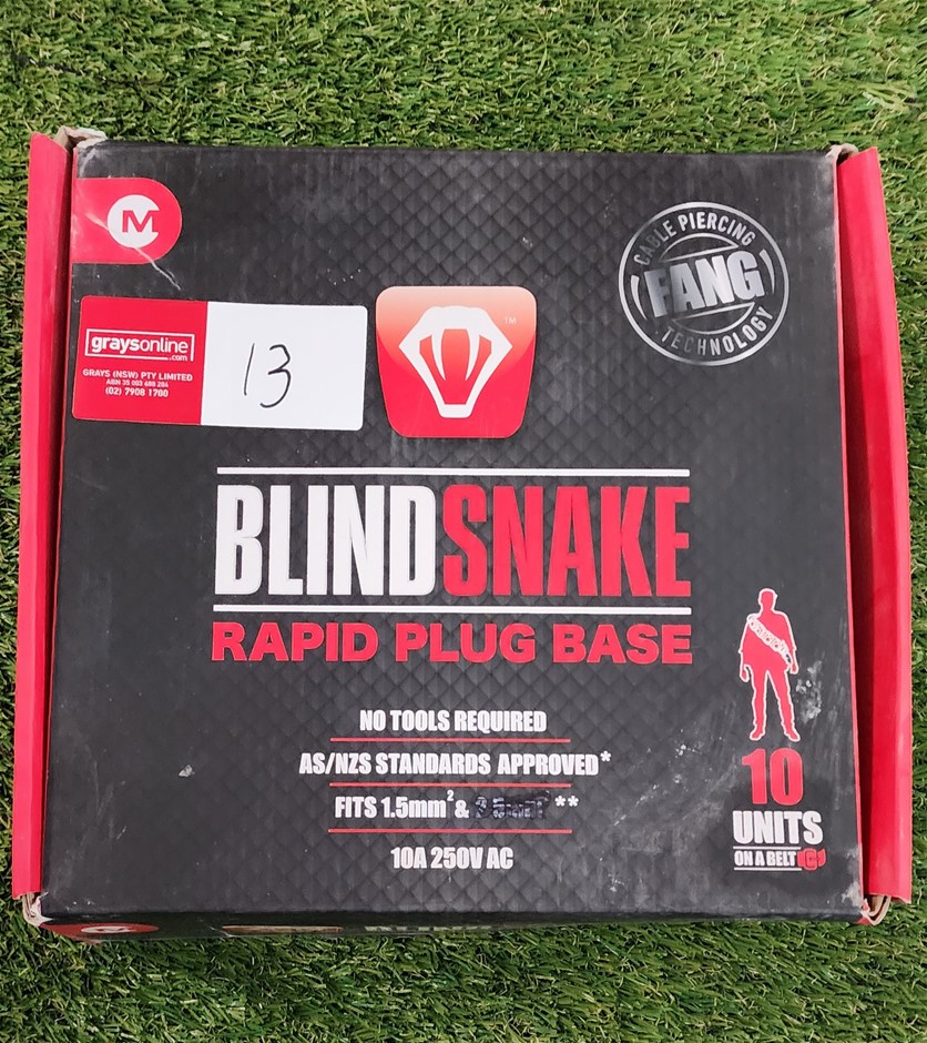 Blind Snake Rapid Plug Base 10 Units Auction (0013-5056652) | Grays ...