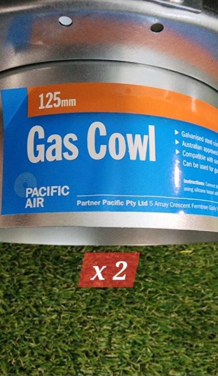 2x Gas Cowl Pacific Air Auction (0123-5056652) | Grays Australia