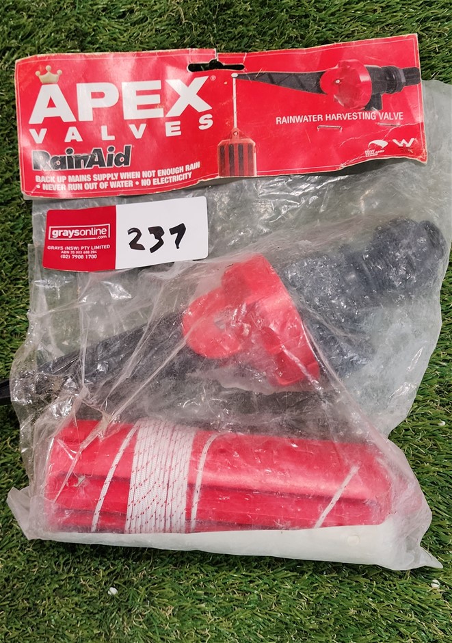 Apex Valves Rainaid Rainwater Harvesting Valve Auction (0237-5056652 ...
