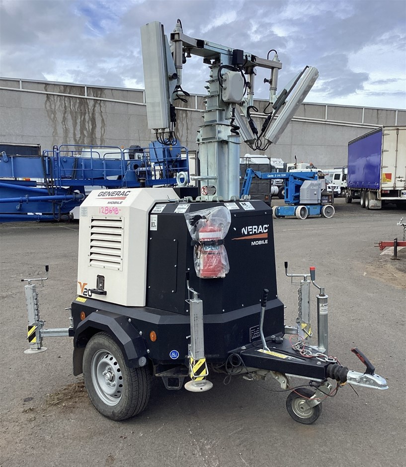 2022 GENERAC V20 Single Light Tower Trailer Auction (0001-3029317 ...