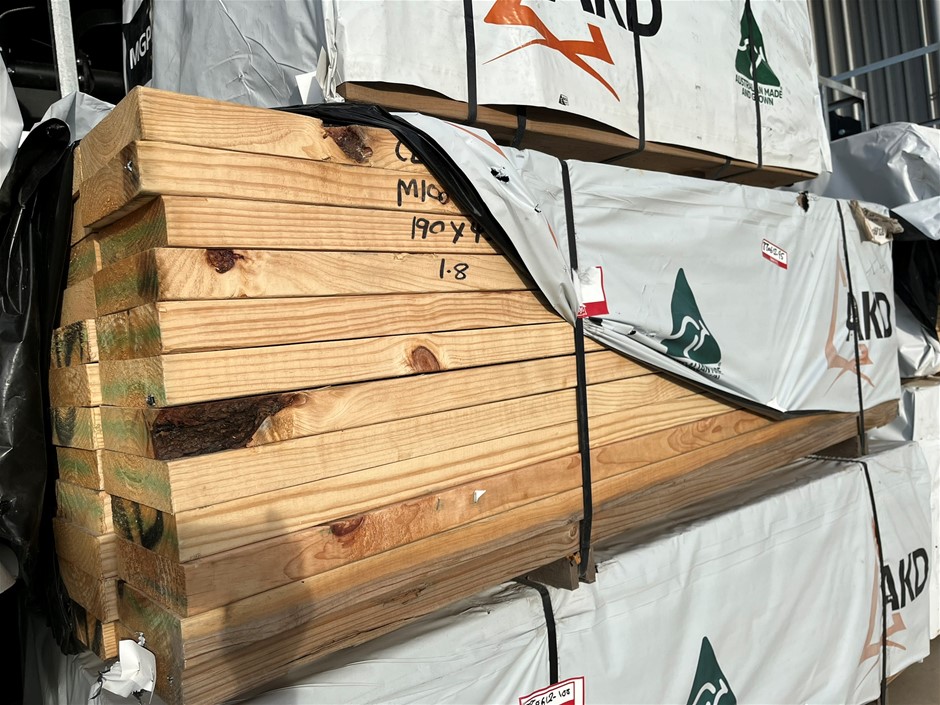 190 x 45 x 1800mm Packs Of kiln Dried Pine Timber Auction (0002-8018747 ...