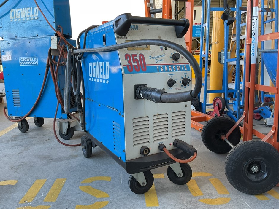 CigWeld 350 Transmig Three Phase Mig Welder Auction (0012-9053285 ...
