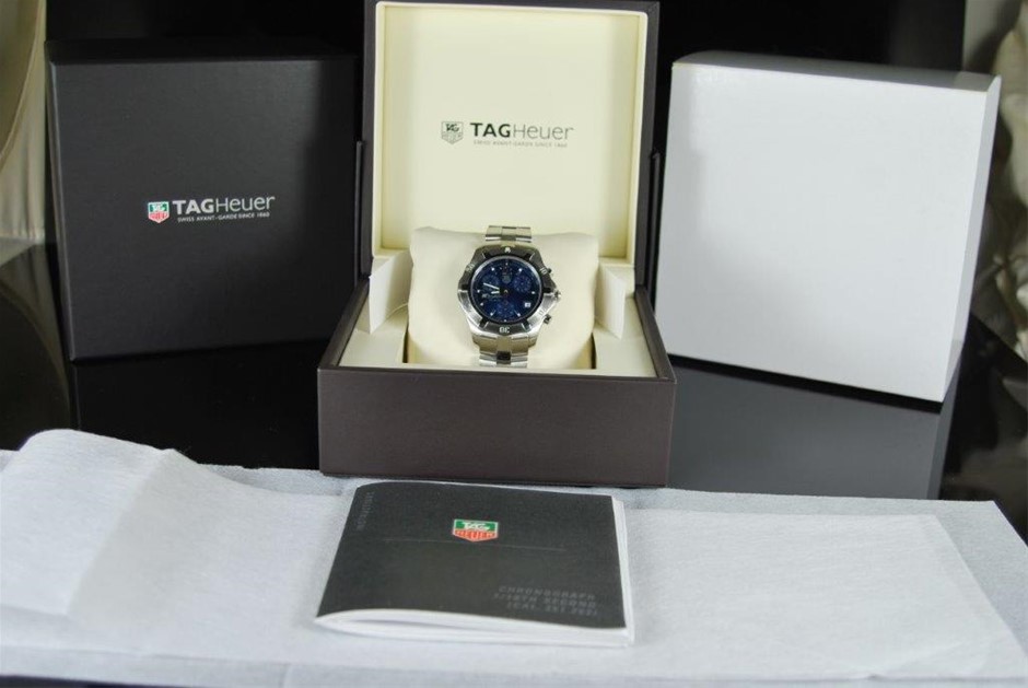 Tag Heuer Chronograph Quartz 200m water resistant model number CN111D ...