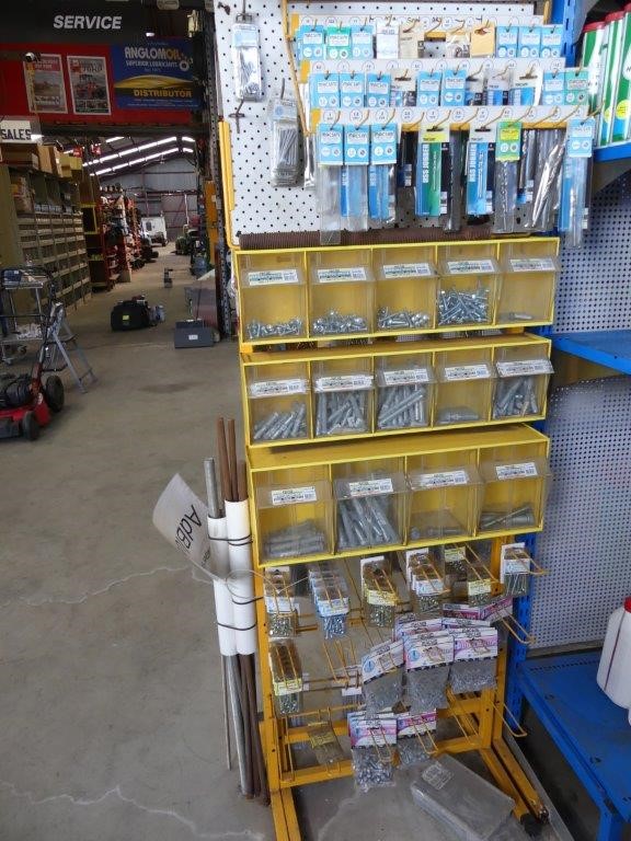 2 x Single Sided Rack & Blister Pack Contents Auction (0151-5056769 ...