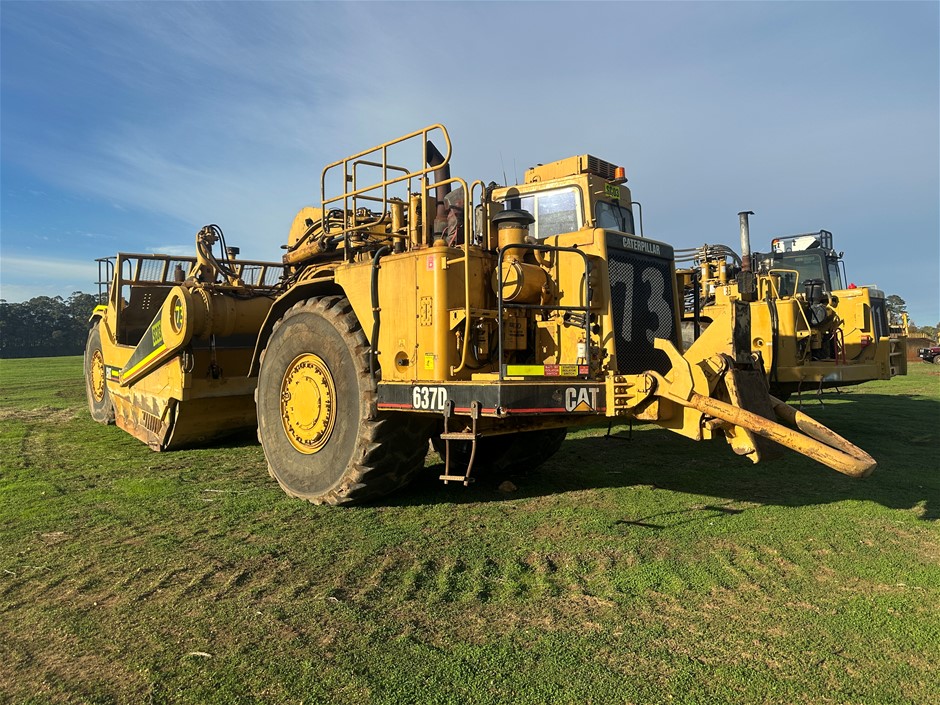 Caterpillar 637D Mobile Scraper (Open Bowl) Auction (0031-9050928) | Grays Australia