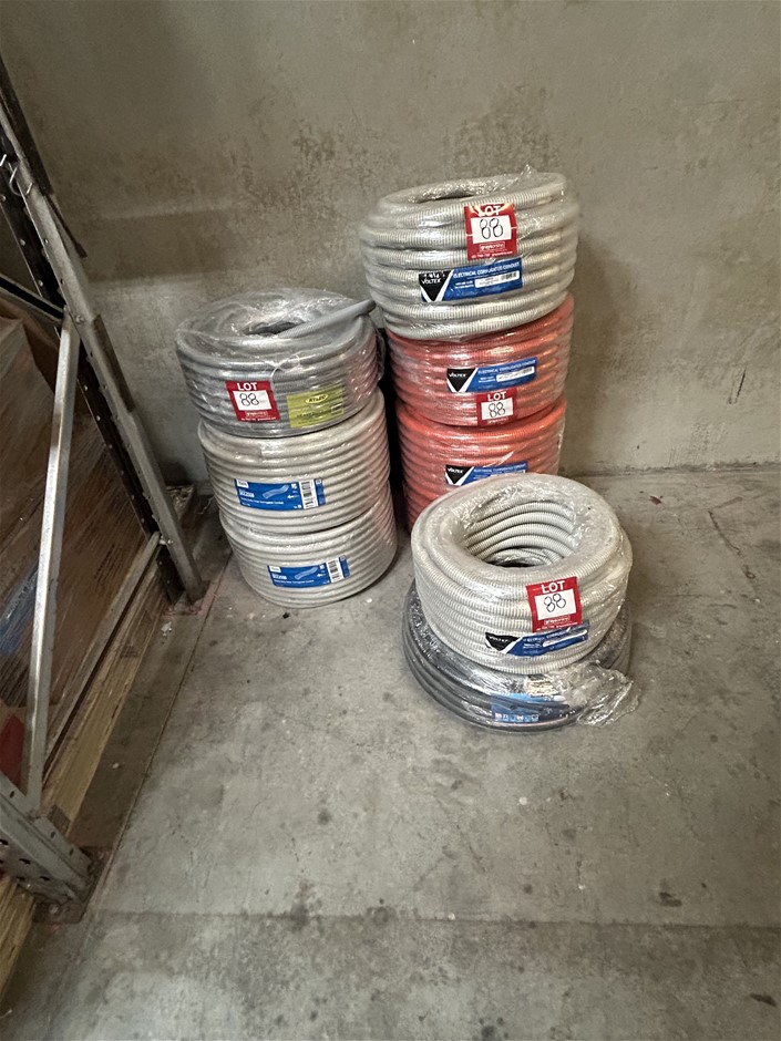 9 x Assorted Rolls of Corrugated Conduit Auction (0088-5056821) | Grays ...