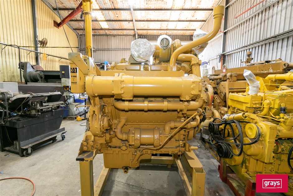 Caterpillar D346 Plant Diesel Motor in Steel Cradle Auction (0014 ...