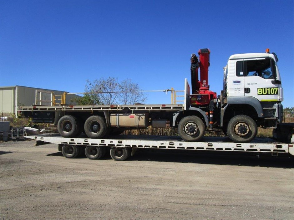 2012 MAN TGA 8 x 8 Crane Truck Auction (0001-7052078) | Grays Australia