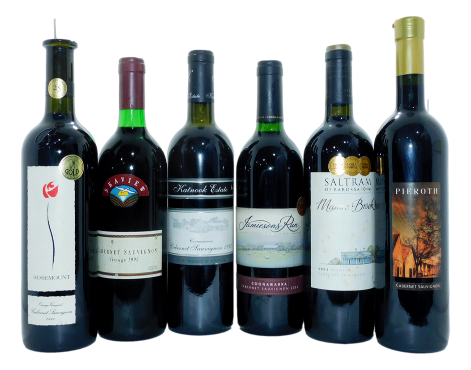 Mixed Pack of Cab Sav (6x 750mL) Multi-Region Auction (0030-10729431 ...