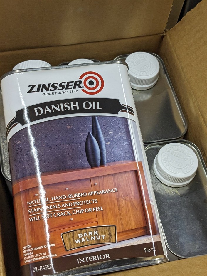 5 x Zinsser Danish Oil 946ml Auction (0021-5056918) | Grays Australia