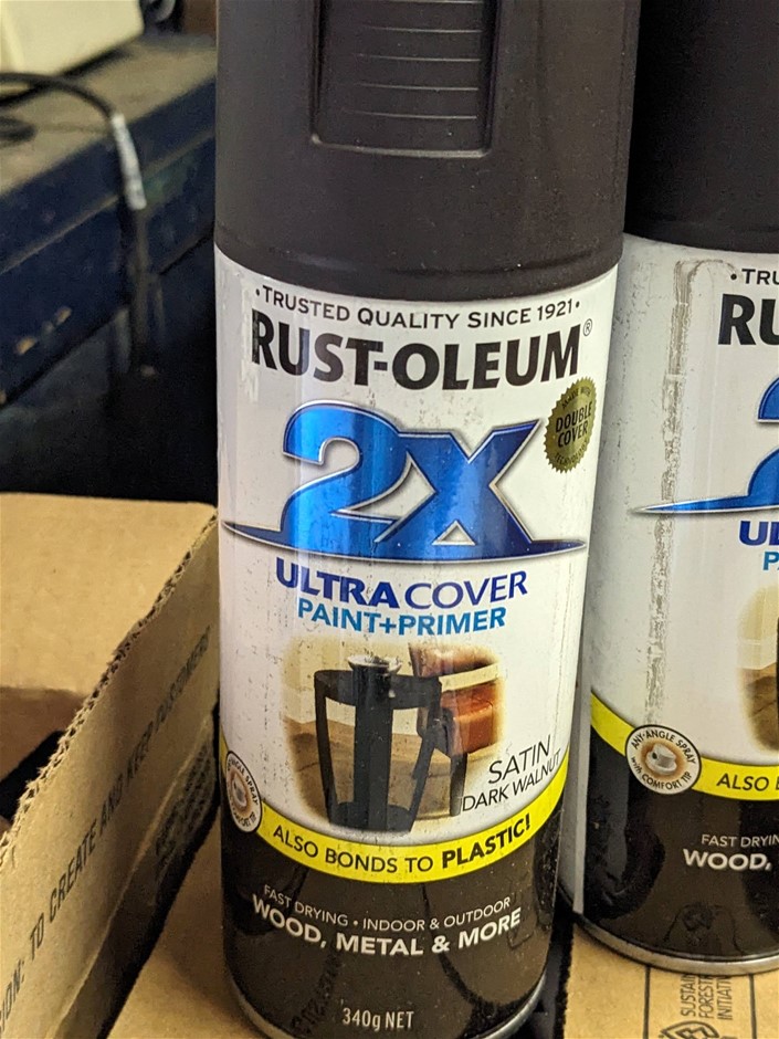 14 x Spray Paint 340g - Dark Walnut Auction (0018-5056918) | Grays ...