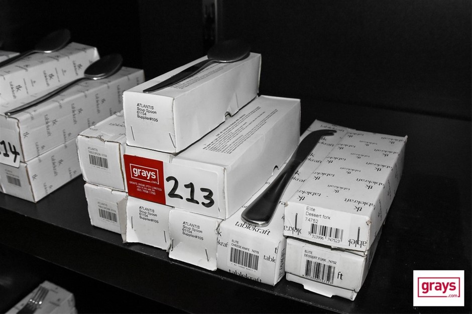 Tablekraft Assorted Premium Cutlery Set Auction 0213 5056846 Grays