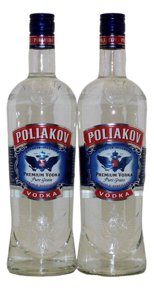 Poliakov Premium Vodka (2x 1L) France Auction (0058-10729441) | Grays ...