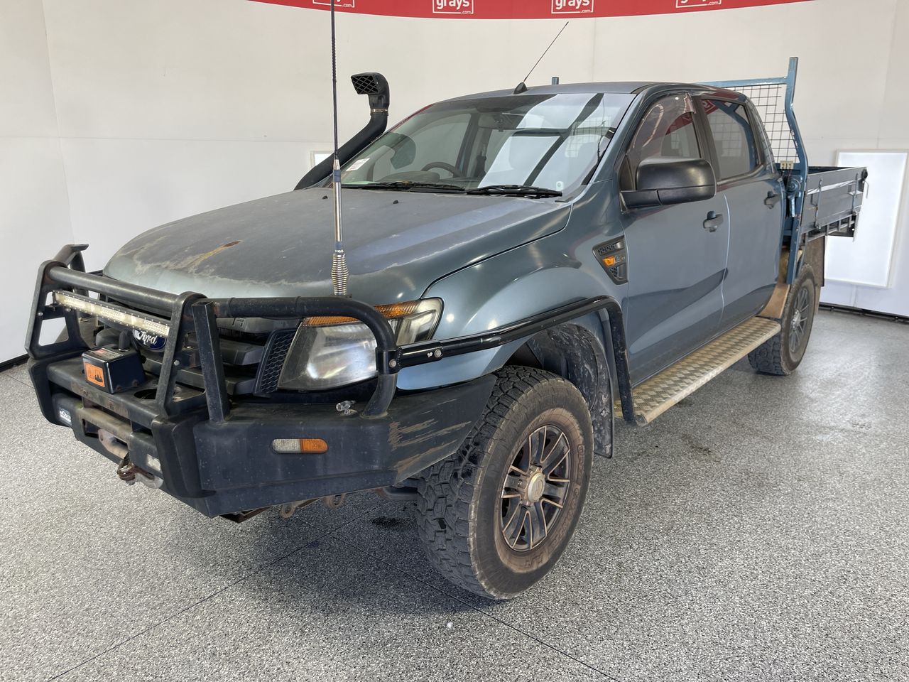 2013 Ford Ranger XL 4X4 PX Turbo Diesel Automatic Dual Cab Auction ...