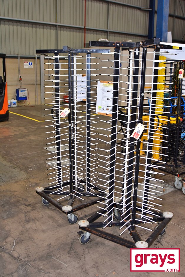 Qty 2 x Jack Stack Mobile Plate Rack Auction (0096-5056348) | Grays ...