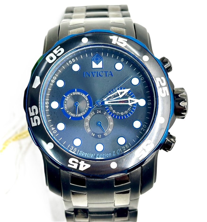 Invicta Pro Diver Master Of The Oceans Chronograph Men`s Watch, model ...