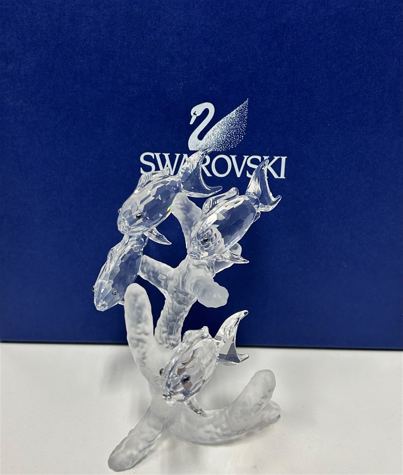 SWAROVSKI Crystal School Of Fish Ornament Auction (0087-2559618 ...