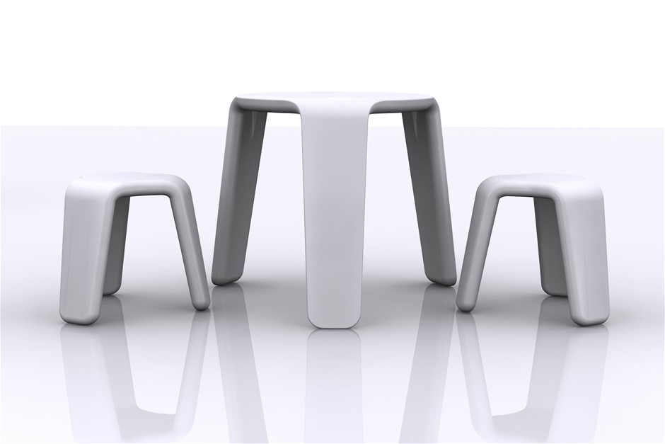 6 x Plastic Outdoor Launch Table in Red, Pink, White, Green, Black ...