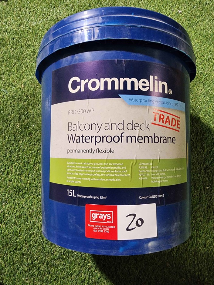 Crommelin Waterproof Membrane Auction (0020-5057050) | Grays Australia
