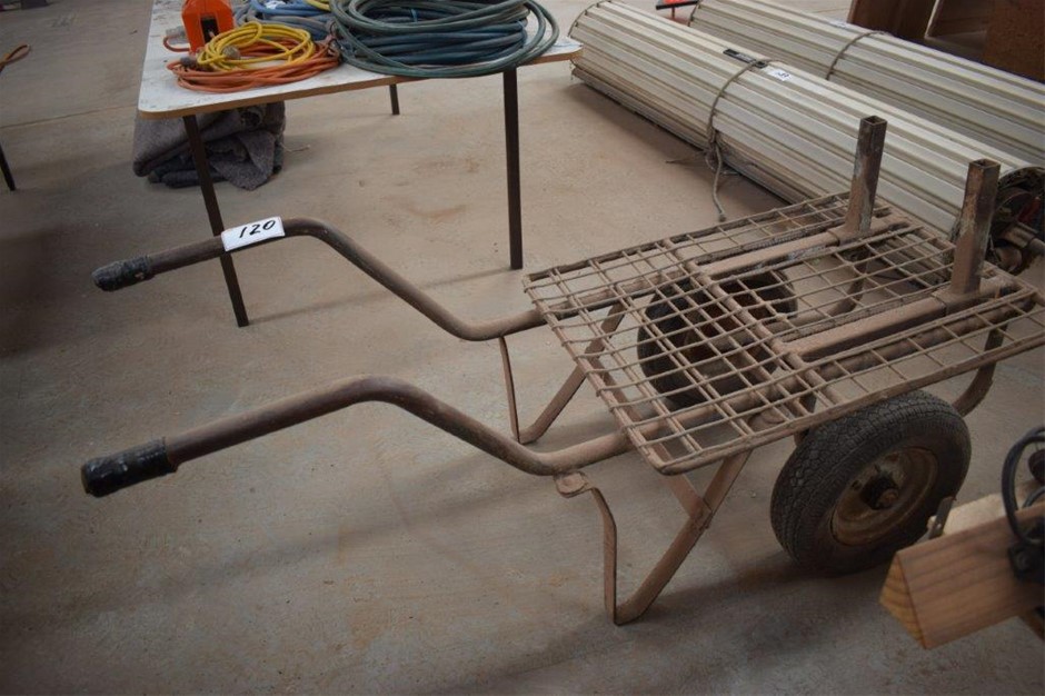 Builders Brick Trolley with Pneumatic Tyres Auction (0046-9052301 ...