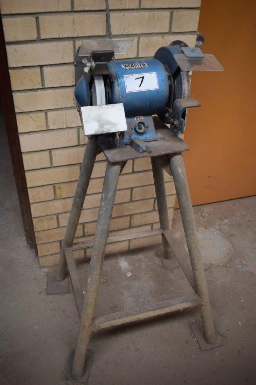Webster 8" Single Phase Bench Grinder Auction (0006-9052301) | Grays ...