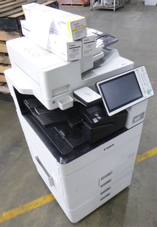 Canon ImageRunner Advance C5540i Multifunction Printer Copier Auction ...