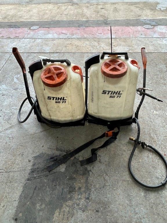 2 x STIHL SG 71 Backpack Pump Sprayers Auction (0127-5057085) | Grays ...