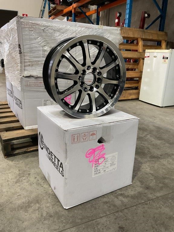 Set of 4 Vendetta Wheels Auction (0042-3031167) | Grays Australia