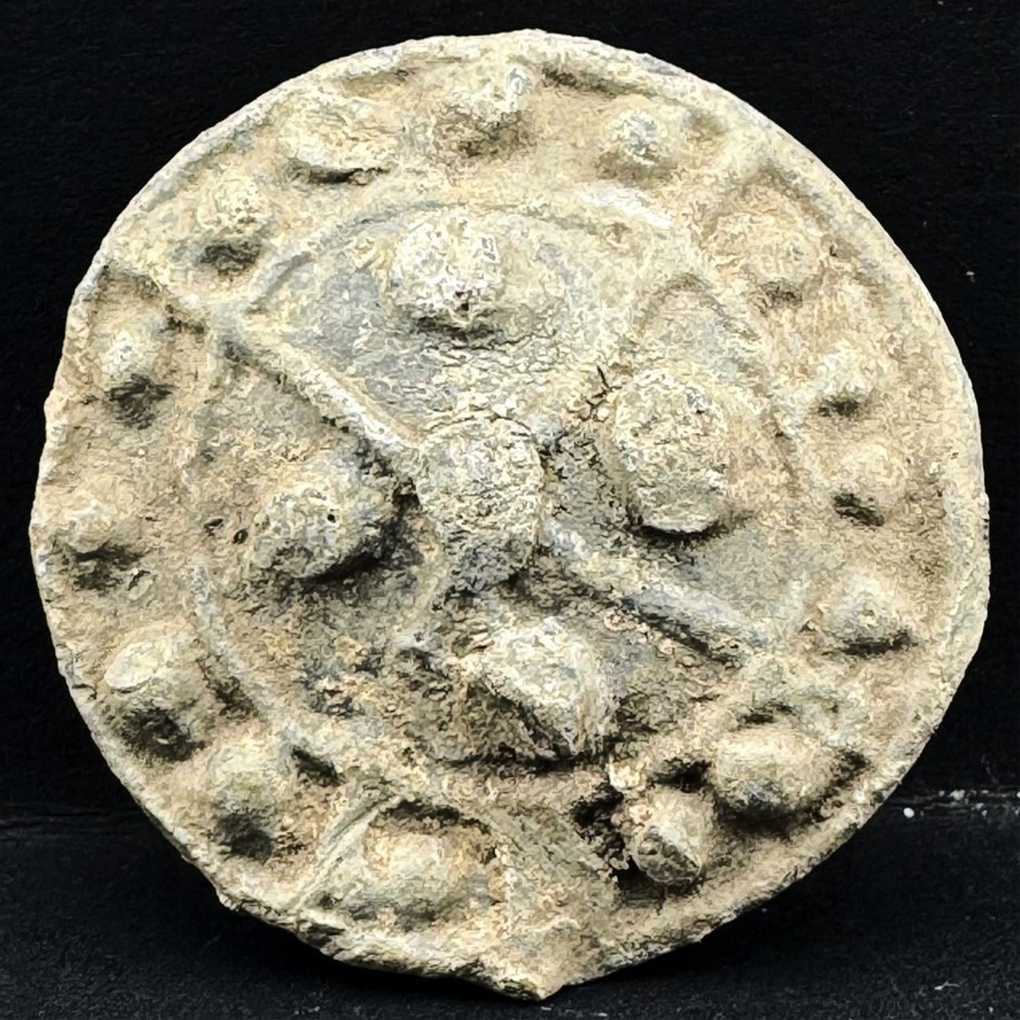 ANCIENT MEDIEVAL LEAD TRADERS CLOTH SEAL (12TH - 15TH CENTURY AD ...