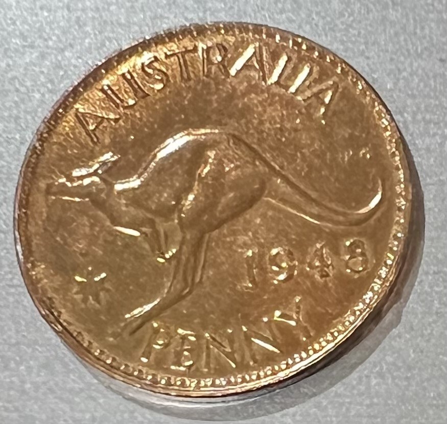 1948 Australia Georage IV one penny UNC Auction (0006-2559913) | Grays ...